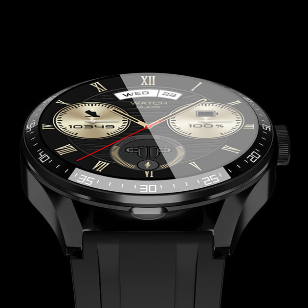 Fitsmart Momentum Audio Smartwatch with Built-in Earbuds 47mm Display ...