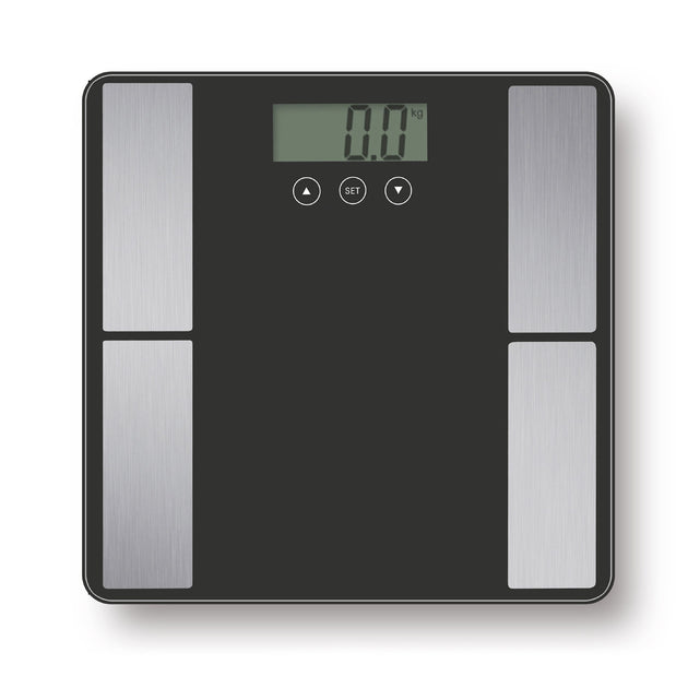 Digital Body Analyser Scale LCD Screen Weight Tracker Tempered Glass B ...